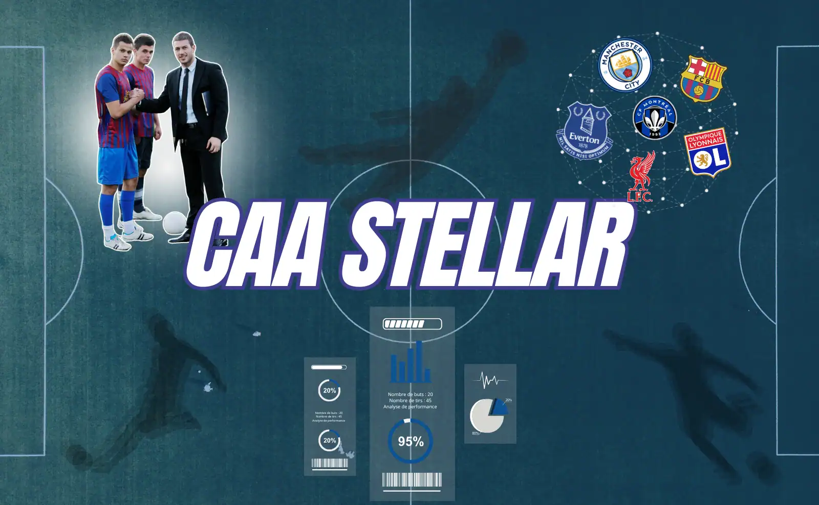 CAA Stellar: Complete presentation of a major football player agency